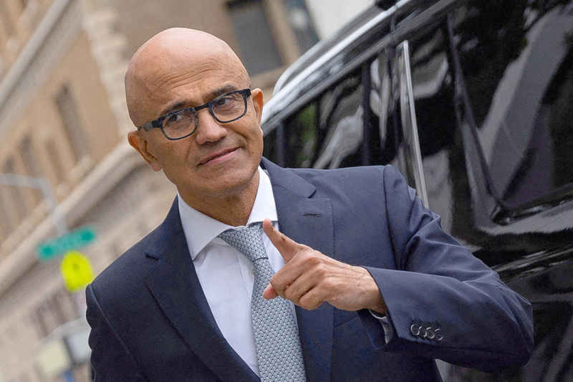 Microsoft CEO says tech giants battling for content to build AI ...